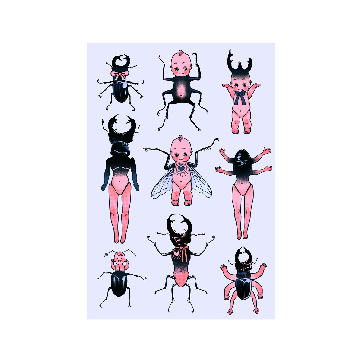 "Doll" Giclee Art Print – Kiru Made 着るまで