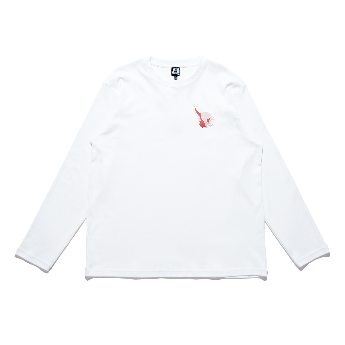 "Cursed" Cut and Sew Wide-body Long Sleeved Tee White – Kiru Made 着るまで