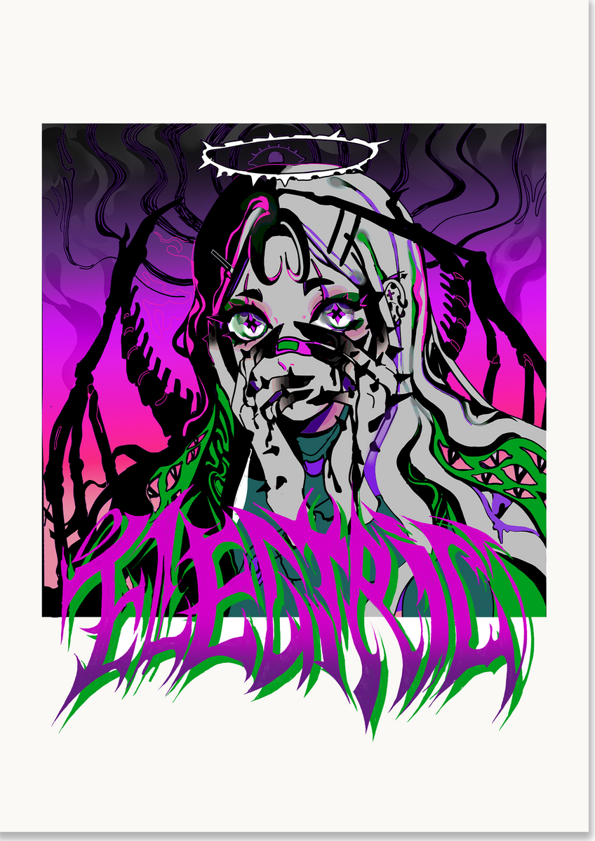 "Electric" Giclee Art Print – Kiru Made 着るまで